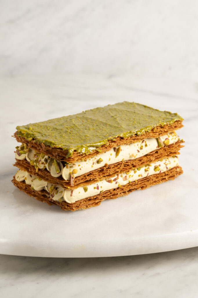 Millefeuille pistache – Brigat.Paris